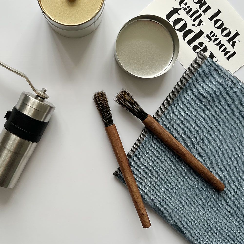 the reset coffee mill brush (espresso brush) – orosy