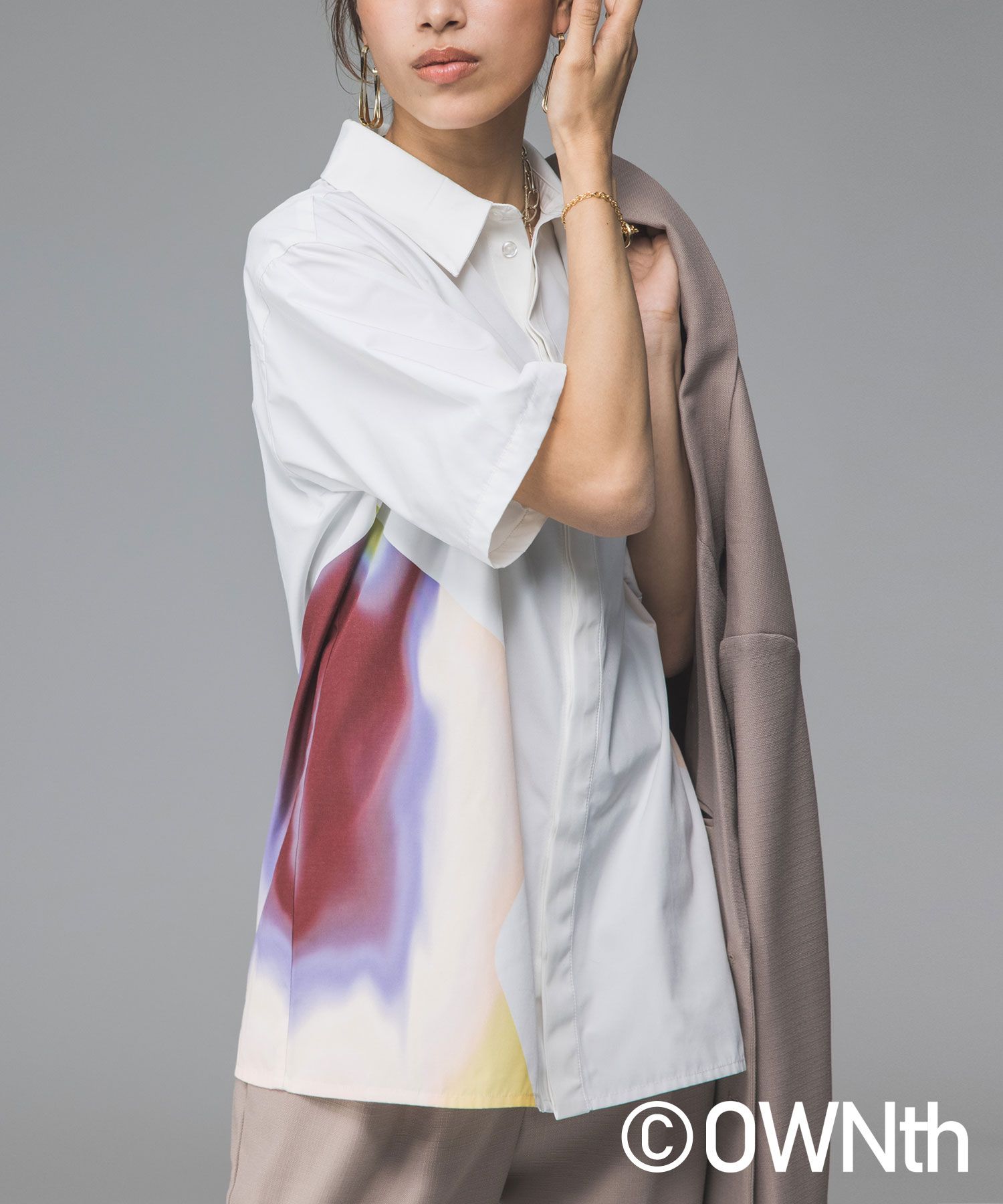 Wave Print Shirt – orosy