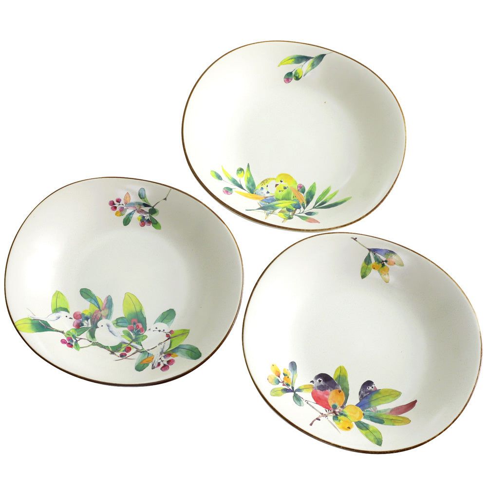 Hyakuchidori Triptych Multi-Use Dish (02540) – orosy