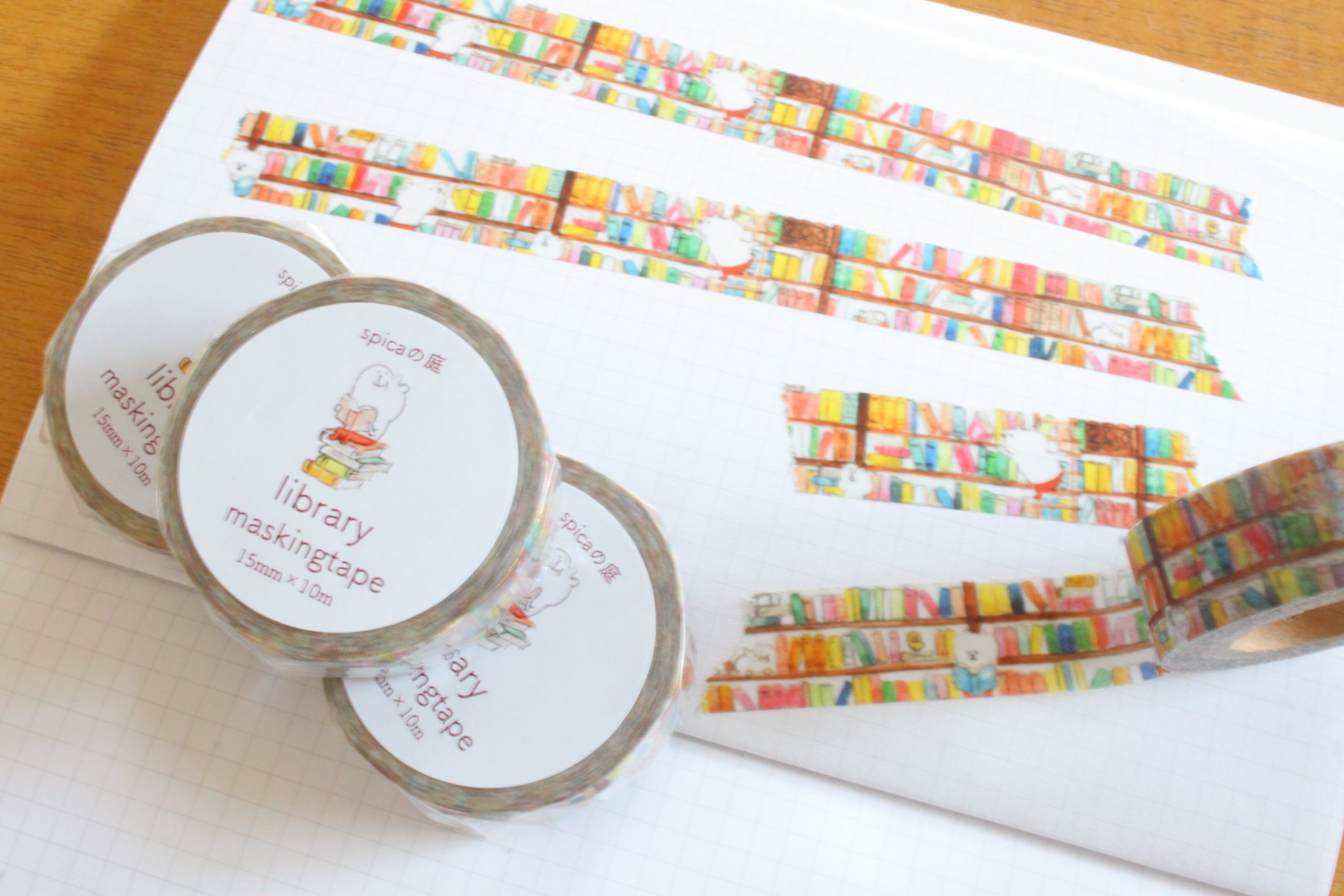muu-chan " library " masking tape – orosy