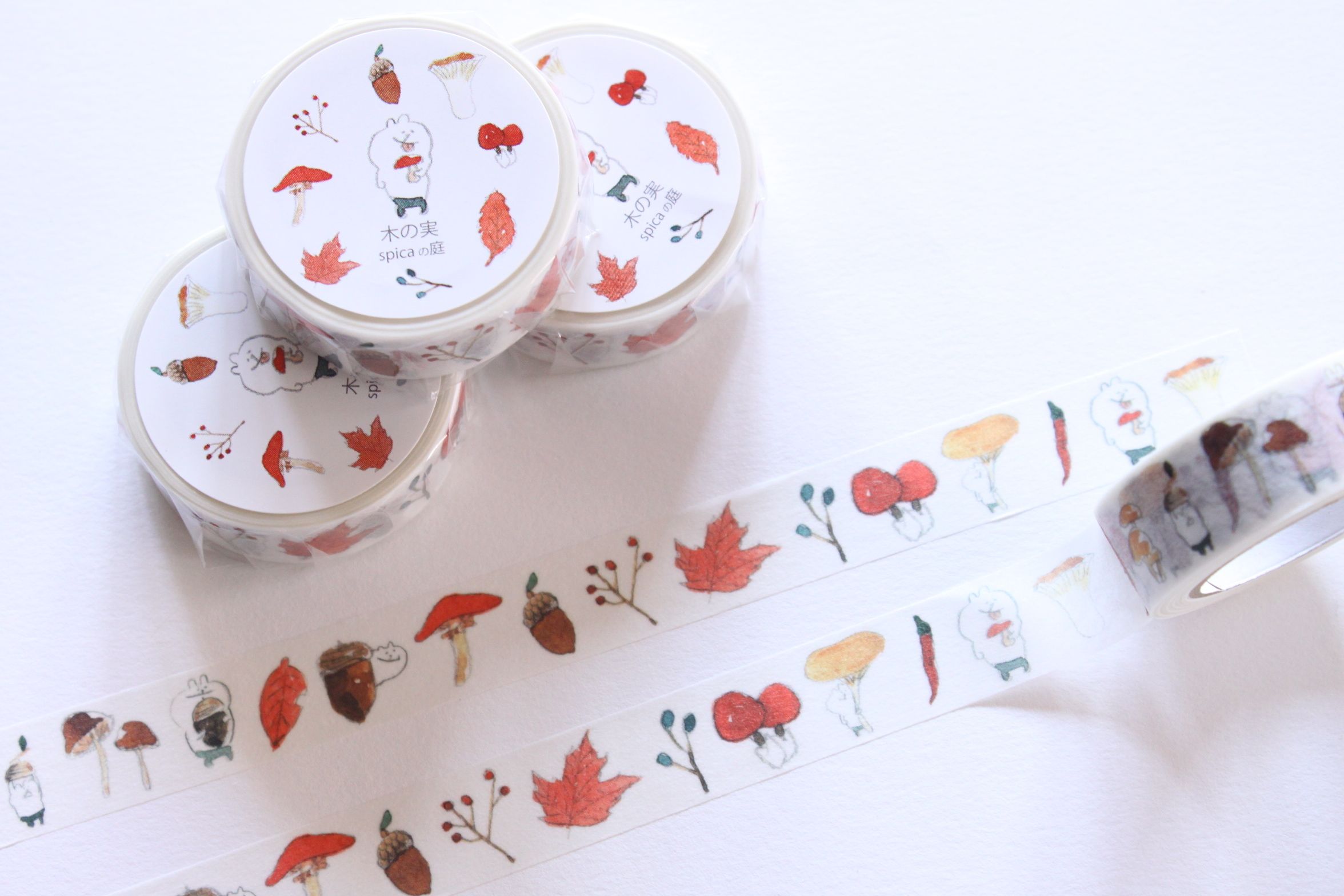 muu-chan / Wooden fruit 15mm x 7m MASKING TAPE – orosy