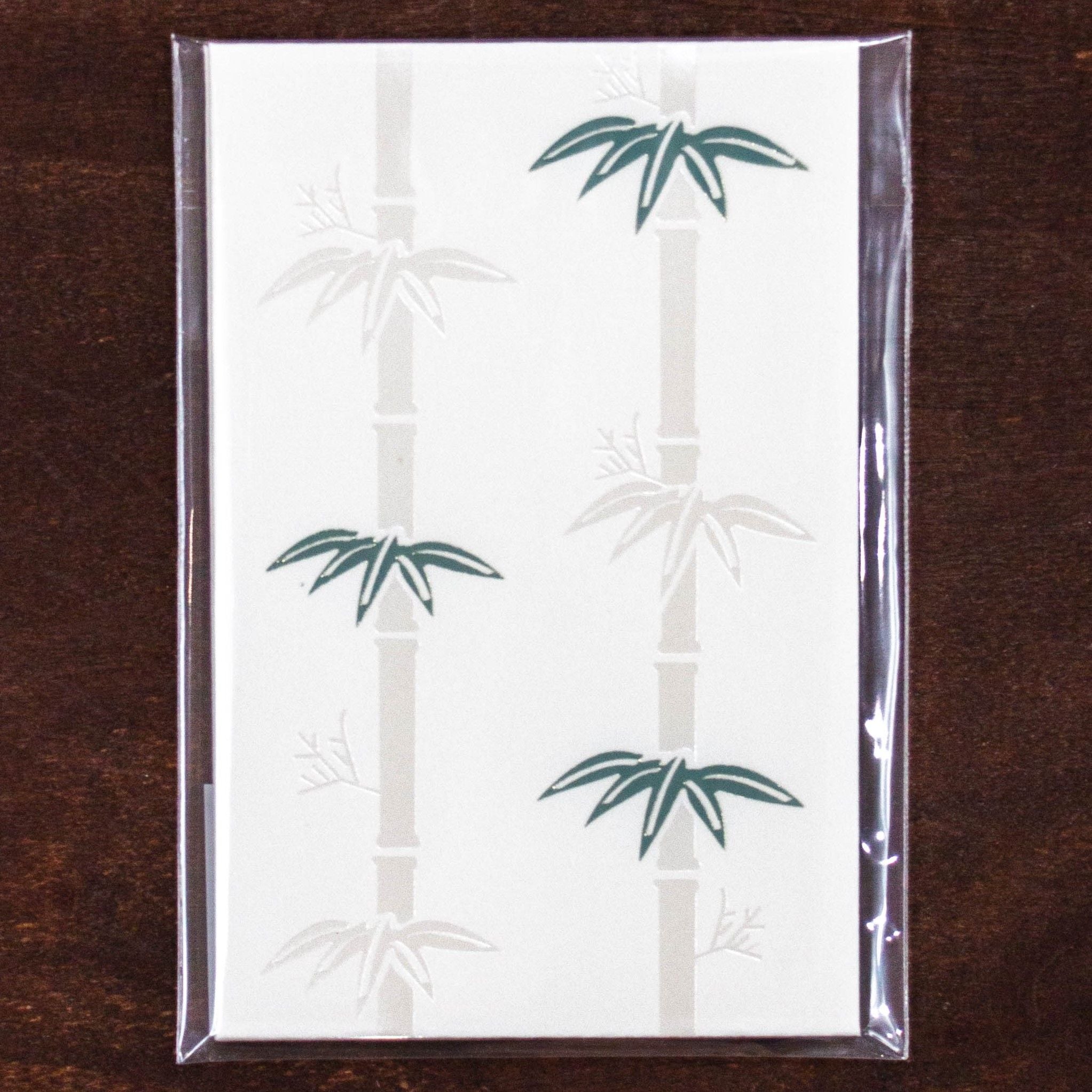 Foil Pochibukuro, Pine, Bamboo & Plum series [Bamboo]. – orosy