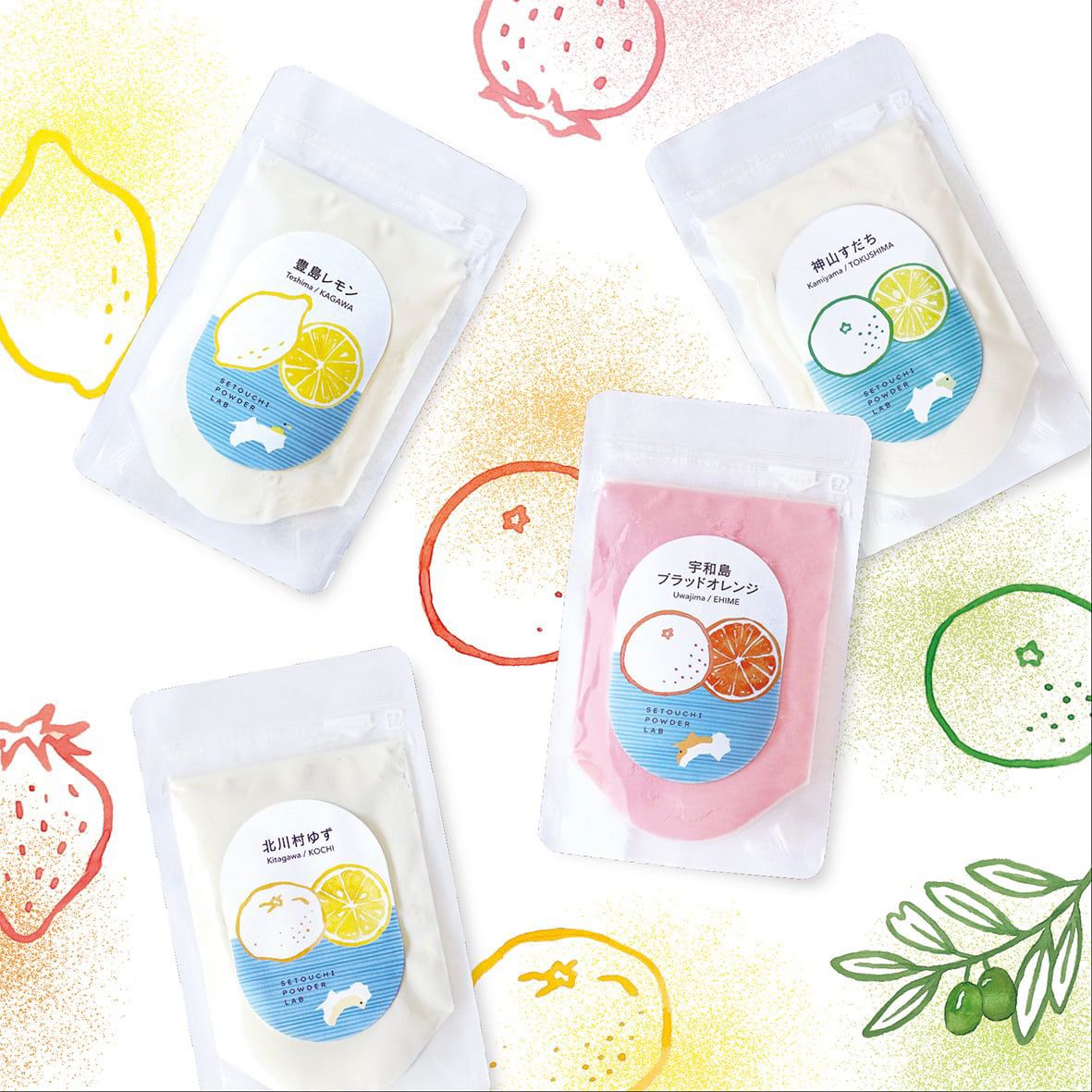 Sanuki Meppo (strawberry) juice powder 20g (from Miki Town, Kagawa Pre – orosy