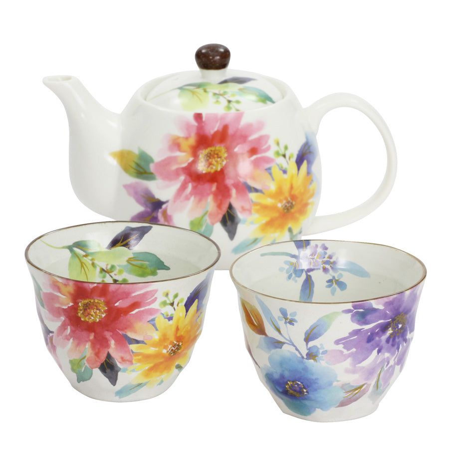 Hanakaren Pair Pot Tea Set (03902) – orosy